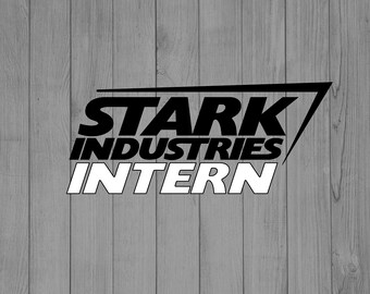 Stark Industries Intern Svg - Etsy