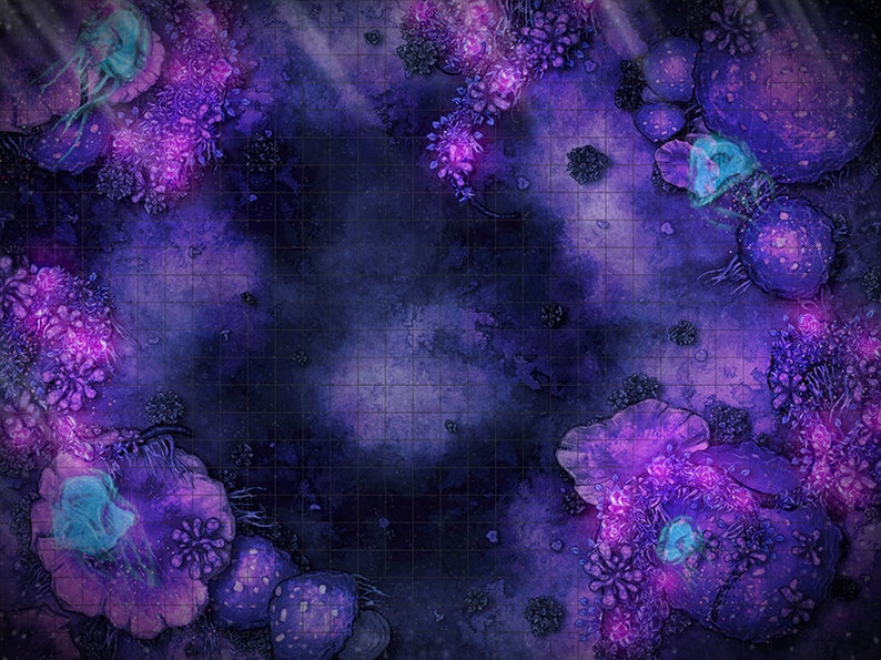 Neverlight Grove Battle Map, Dnd Battle Map, D&D, Battlemap, Dungeons ...