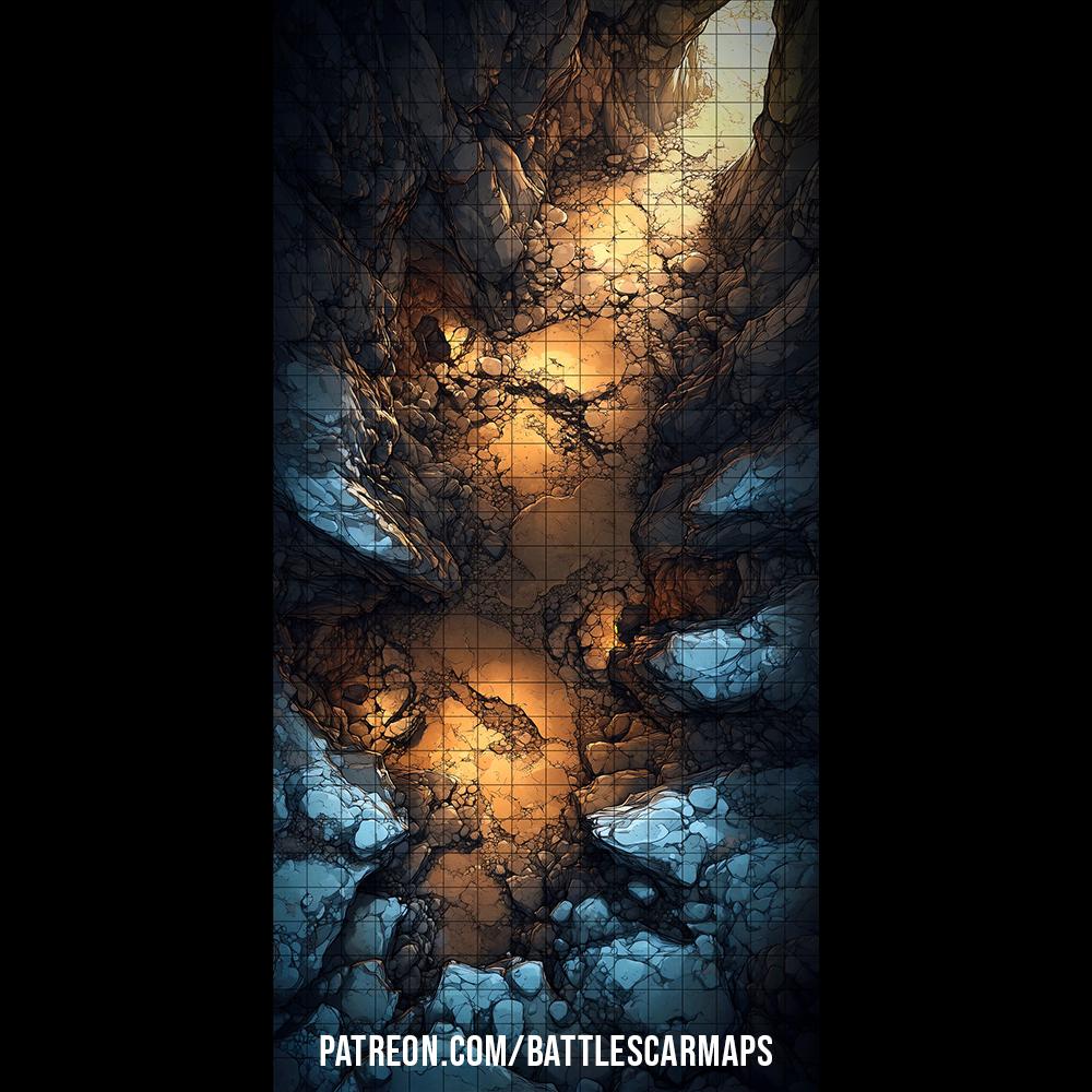 Cavern Within Battle Map, Dnd Battle Map, D&D, Battlemap, Dungeons and ...