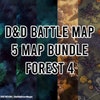 Forest Bundle 3 Battle Map, Dnd Battle Map, D&D, Battlemap, Dungeons ...