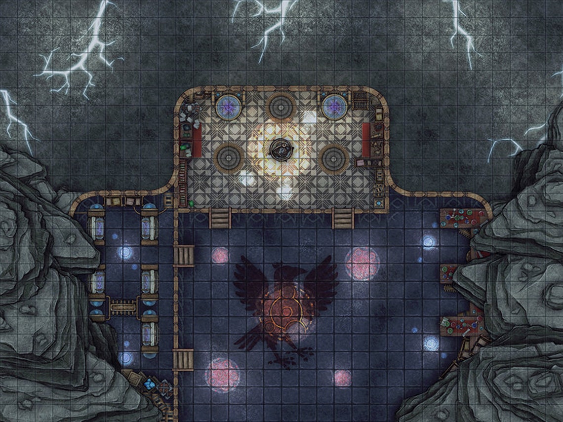Wizard Study Battle Map DnD Battle Map D&D Battlemap - Etsy Canada
