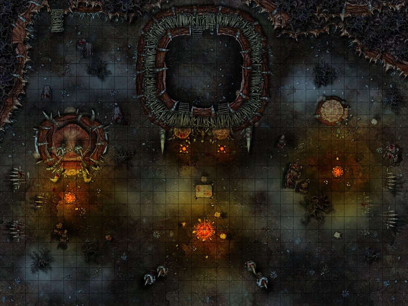 Orc Village Battle Map Dnd Battle Map D&D Battlemap - Etsy Norway