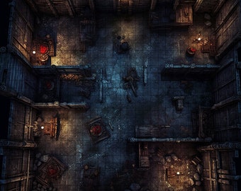 Sky Temple Battle Map, Dnd Battle Map, D&D, Battlemap, Dungeons and ...