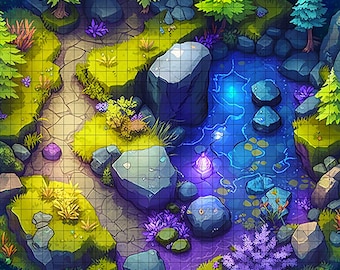 AETHERIUM FORGE Battle Map, Dnd Battle Map, D&D, Battlemap, Dungeons ...