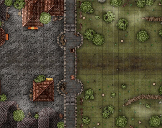 Winter Trail Battle Map, Dnd Battle Map, D&D, Battlemap, Dungeons and ...