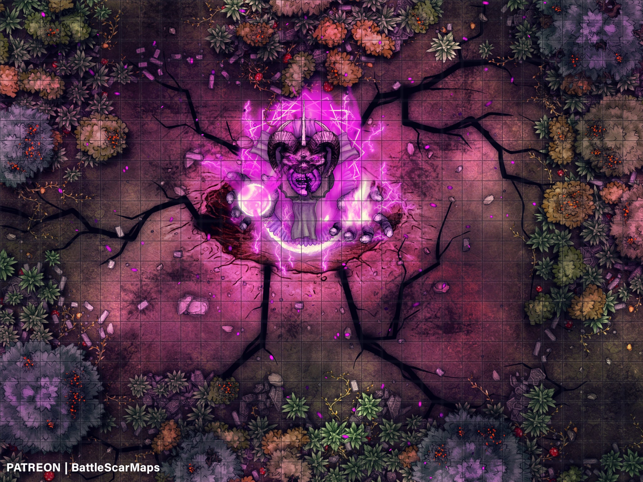 Crater Battle Map Dnd Battle Map D&D Battle Map Battlemap - Etsy Canada