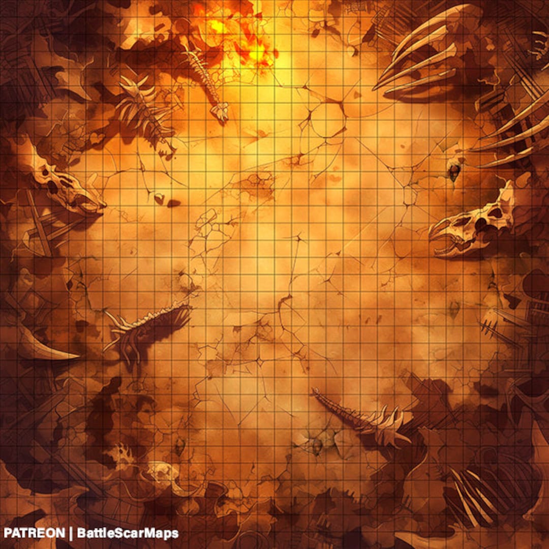 Desert Grave Battle Map, Dnd Battle Map, D&D, Battlemap, Dungeons and ...