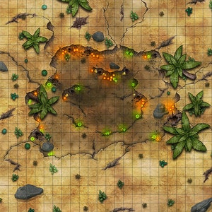 The Pit Battle Map, Dnd Battle Map, D&D, Battlemap, Dungeons and ...