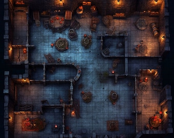 The Shop Battle Map, Dnd Battle Map, D&D, Battlemap, Dungeons and ...
