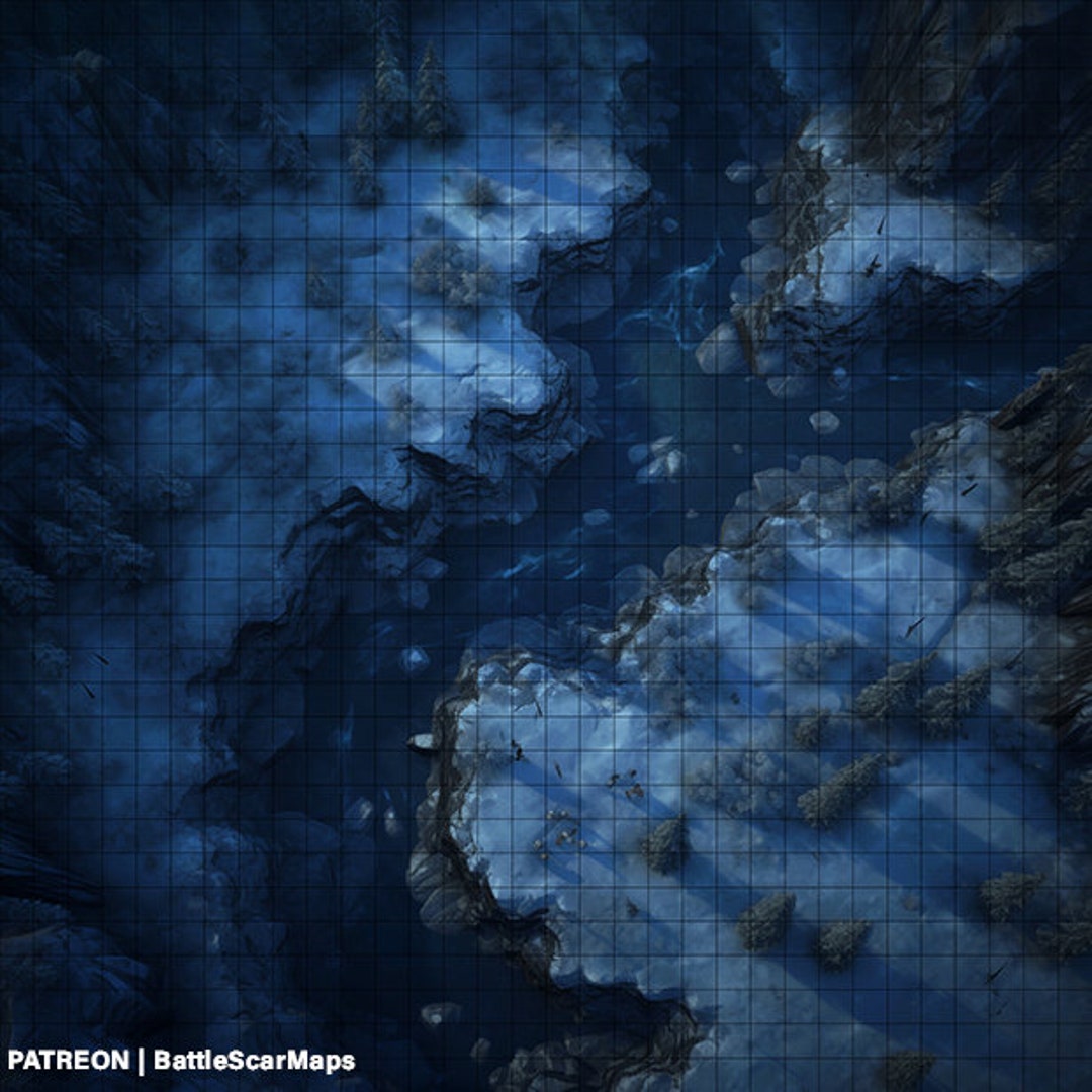 Northern Range Battle Map, Dnd Battle Map, D&D, Battlemap, Dungeons and ...