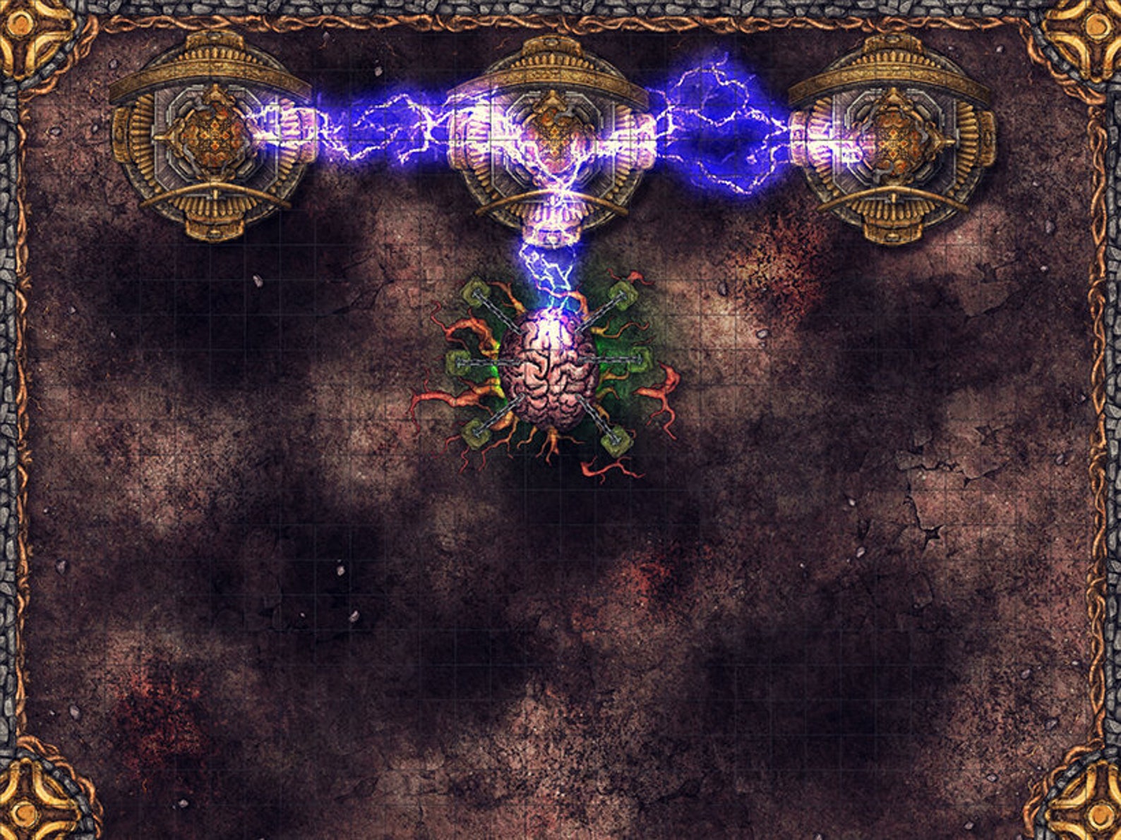 Intellect Battle Map, Dnd Battle Map, D&D, Battlemap, Dungeons and ...