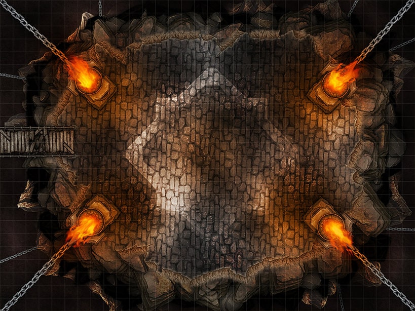 The Suspense Battle Map, Dnd Battle Map, D&D, Battlemap, Dungeons and ...