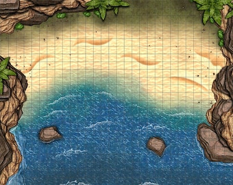 Dnd Beach Map - Etsy UK