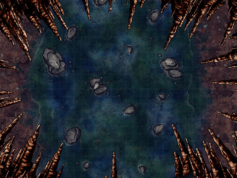 Darklake Battle Map Dnd Battle Map D&D Battlemap Dungeons - Etsy Finland