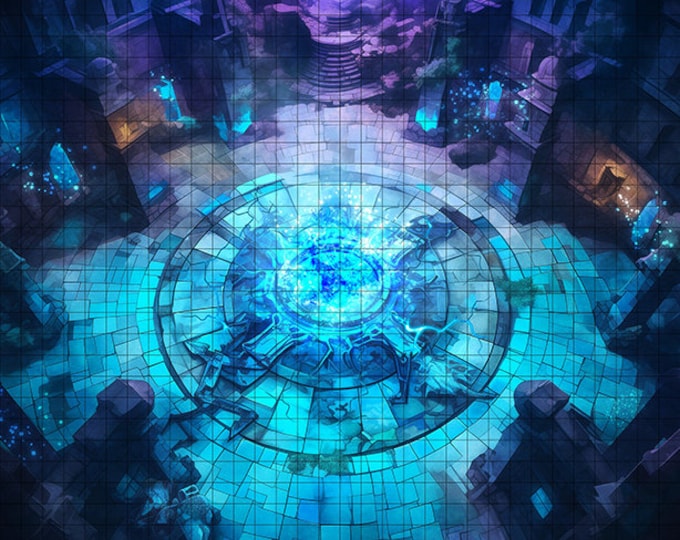 Spirit Engine Battle Map, Dnd Battle Map, D&D, Battlemap, Dungeons and ...