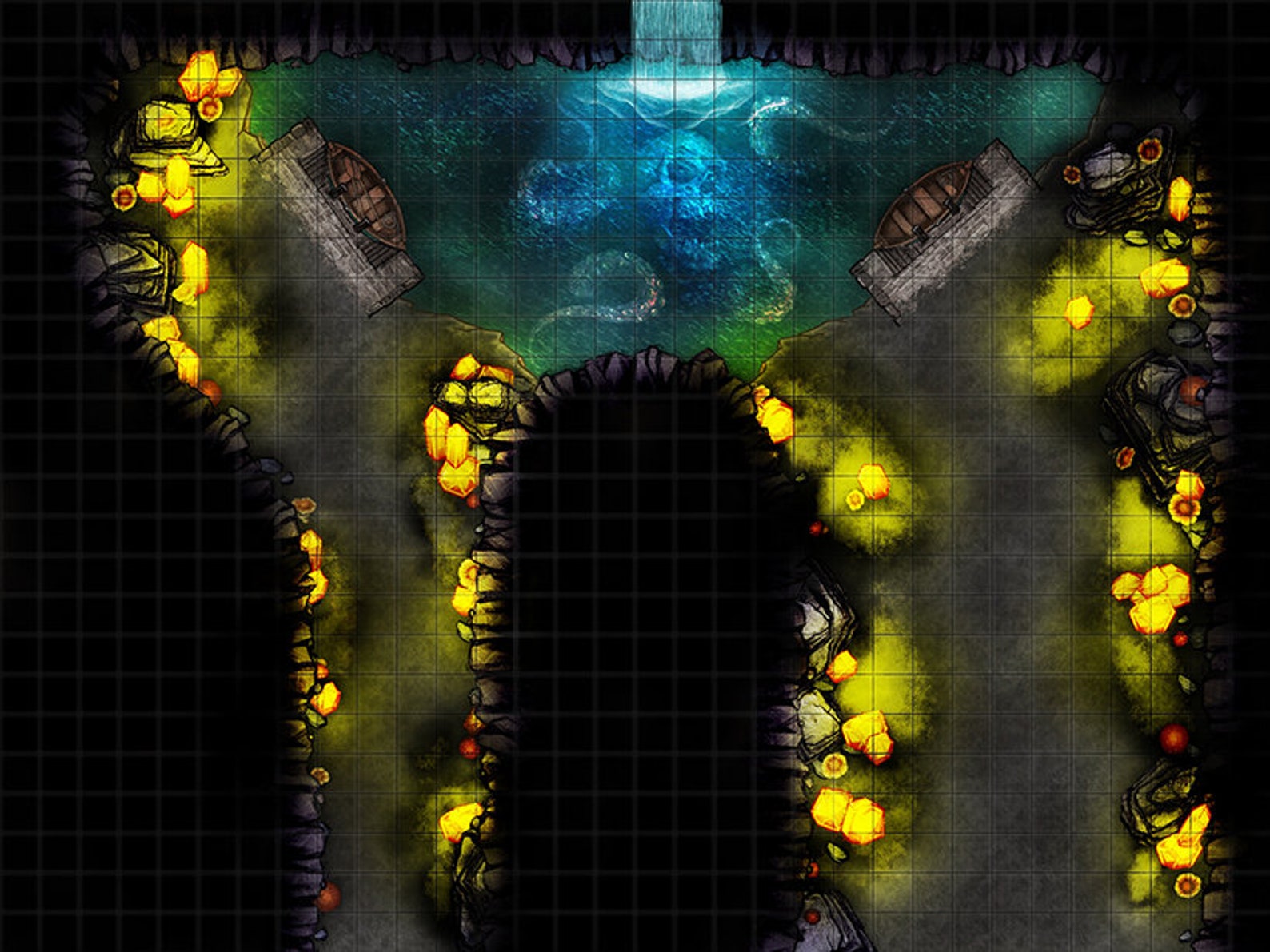 Underdark 2 Battle Map Dnd Battle Map D&D Battlemap - Etsy Finland