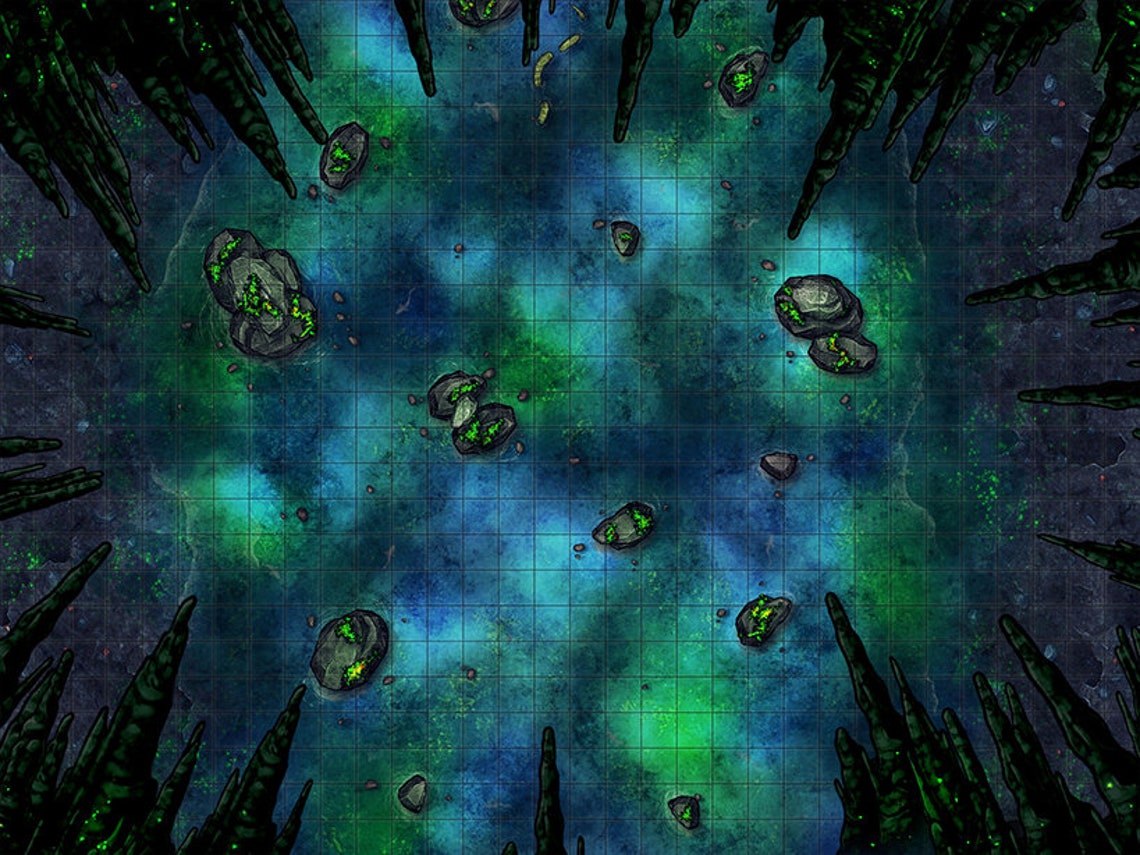 Darklake Battle Map, Dnd Battle Map, D&D, Battlemap, Dungeons and ...