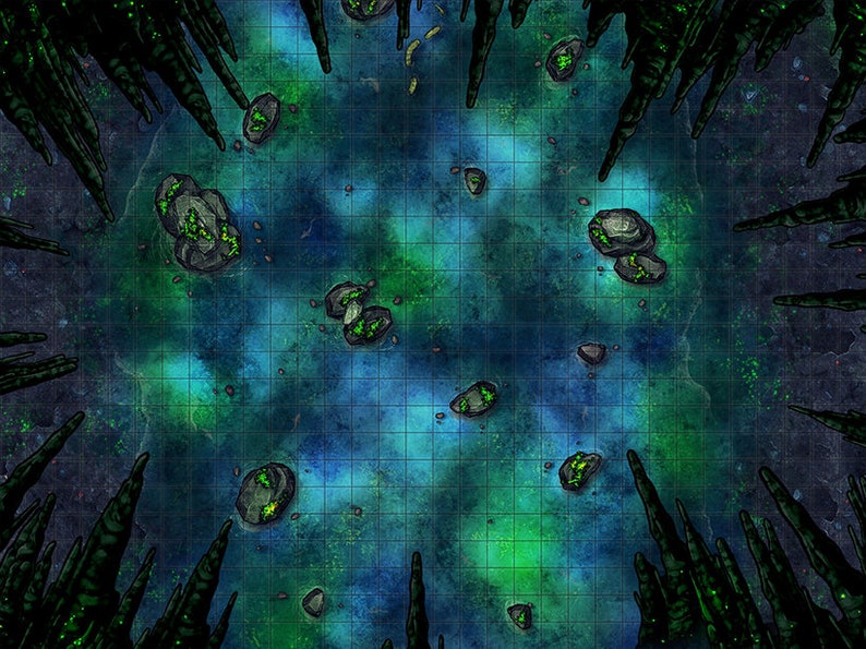 Darklake Battle Map, Dnd Battle Map, D&D, Battlemap, Dungeons and ...