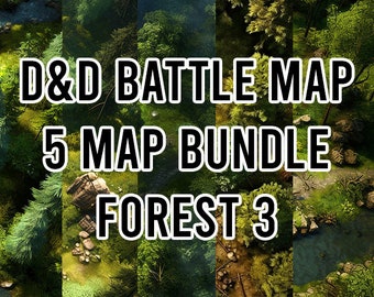 Forest Camp Battle Map, Dnd Battle Map, D&D, Battlemap, Dungeons and ...