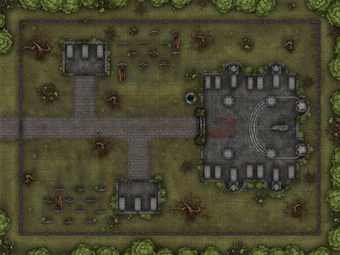 Old Cemetery Battle Map, Dnd Battle Map, D&D, Battlemap, Dungeons and ... Old Cemetery Battle Map, Dnd Battle Map, D&D, Battlemap, Dungeons and ...