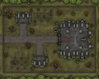 Old Cemetery Battle Map Dnd Battle Map D&D Battlemap - Etsy Norway