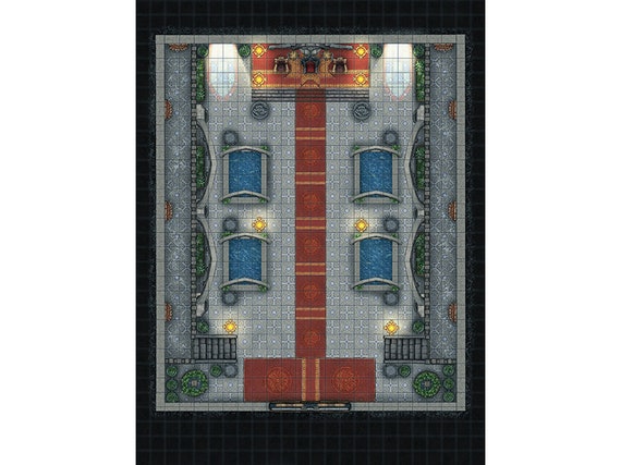 Throne Room Battle Map Dnd Battle Map D&D Battlemap - Etsy Ireland