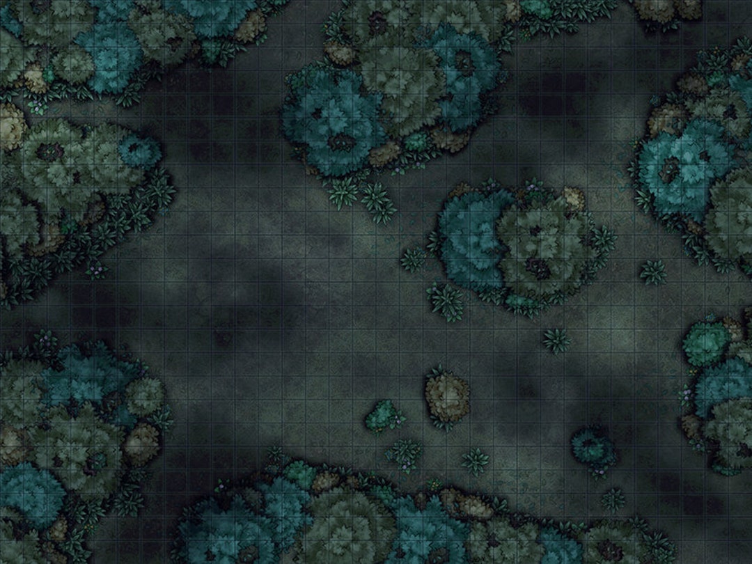 Camp Site Battle Map, Dnd Battle Map, D&D, Battlemap, Dungeons and ...