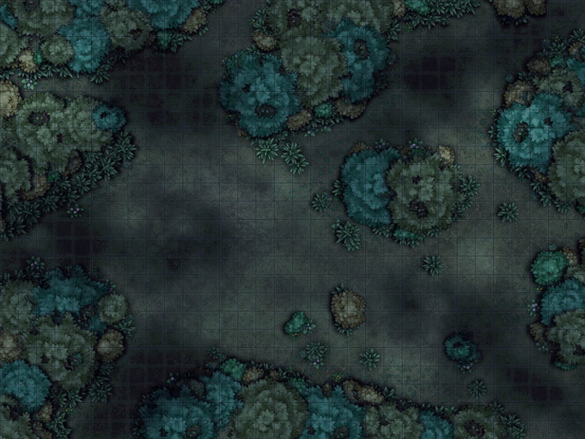 Camp Site Battle Map, Dnd Battle Map, D&D, Battlemap, Dungeons and ...