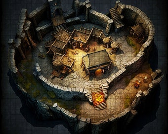 FLOWER FIELD Battle Map, Dnd Battle Map, D&D, Battlemap, Dungeons and ...