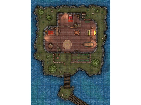 Hermit Home Battle Map Dnd Battle Map D&D Battlemap - Etsy Israel