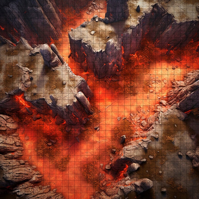 Hells Trail Battle Map, Dnd Battle Map, D&D, Battlemap, Dungeons and ...