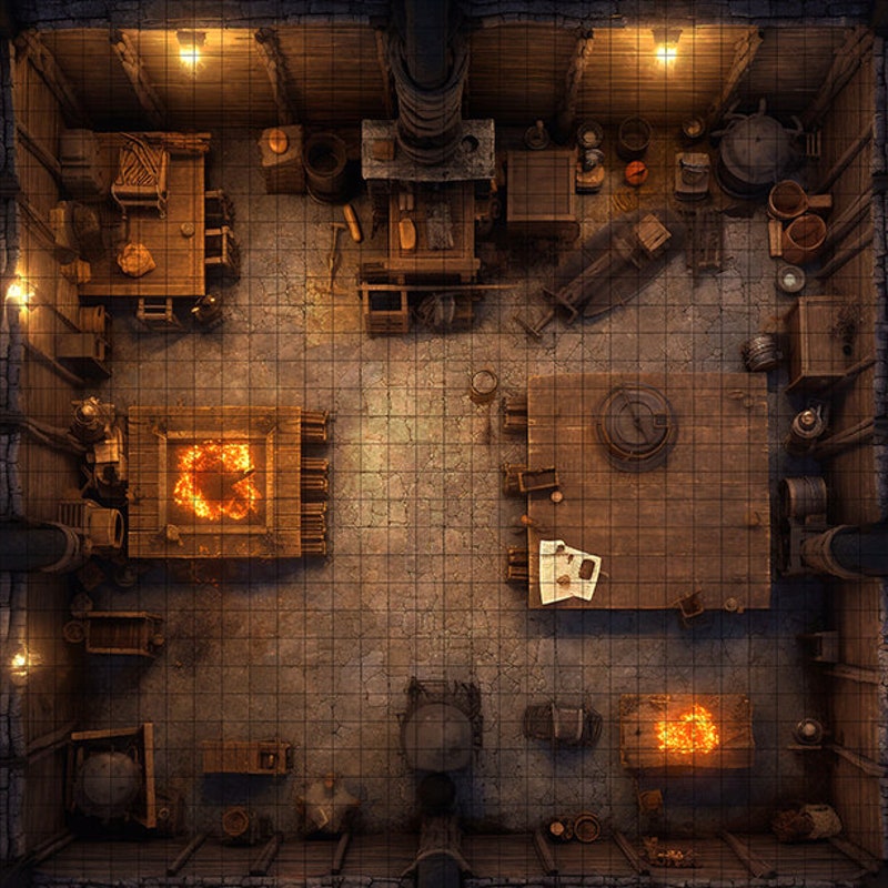 Dnd Blacksmith Art - Etsy