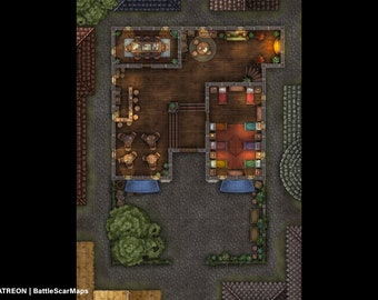 Forest Lakeside Battle Map, Dnd Battle Map, D&D, Battlemap, Dungeons ...