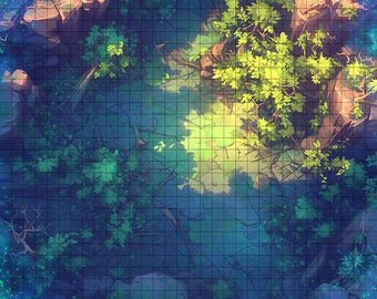 10 Feywild Battle Maps, Dnd Battle Map, Pathfinder, D&D, Battlemap ...