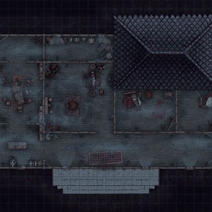 Haunted House Battle Map, Dnd Battle Map, D&D, Battlemap, Dungeons and ...
