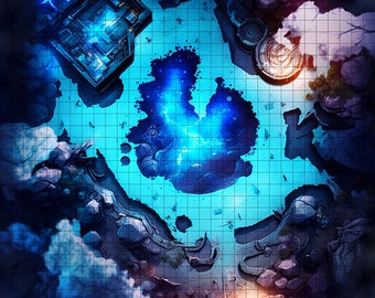 Ghost Ship Battle Map, Dnd Battle Map, D&D, Battlemap, Dungeons and ...