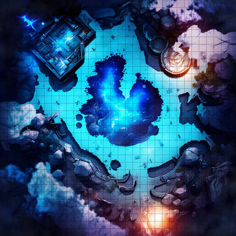 The Rift Battle Map, Dnd Battle Map, D&D, Battlemap, Dungeons and ...