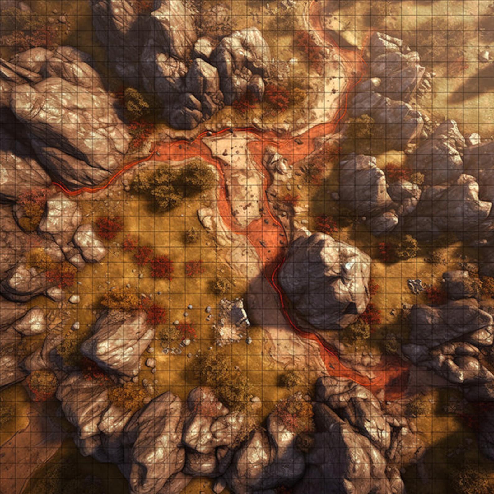 Blood River Battle Map, Dnd Battle Map, D&D, Battlemap, Dungeons and ...