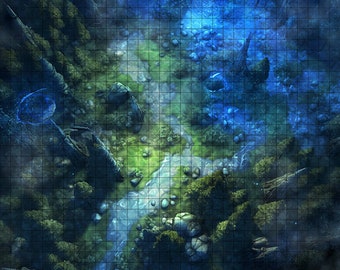 Forest Battle Map, Dnd Battle Map, D&D, Battlemap, Dungeons and Dragons ...