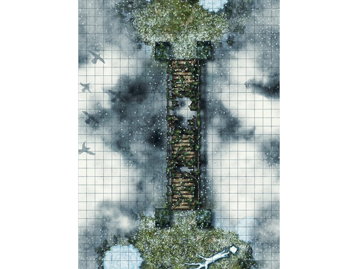 Heaven's Bridge Battle Map Dnd Battle Map D&D - Etsy UK