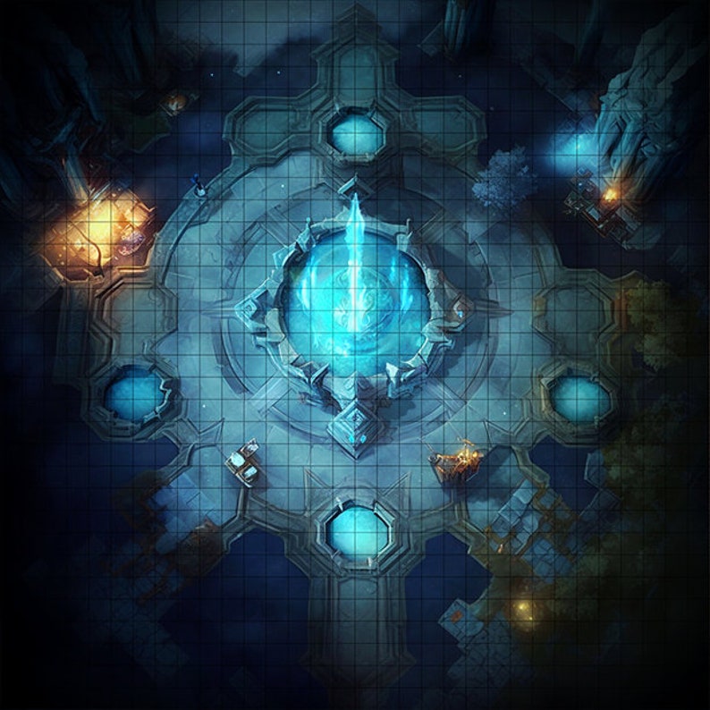 The Eye Battle Map, Dnd Battle Map, D&D, Battlemap, Dungeons and ...