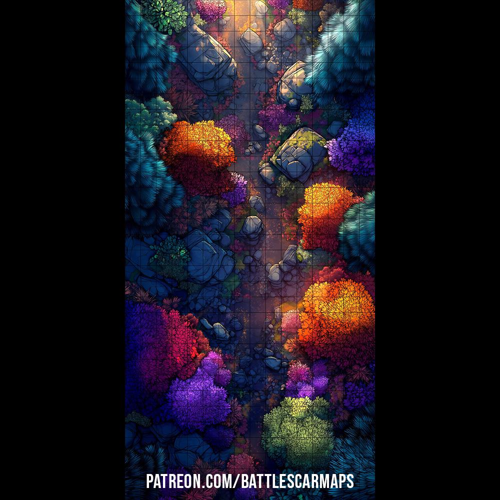 Fey Sunset Battle Map, Dnd Battle Map, D&D, Battlemap, Dungeons and ...