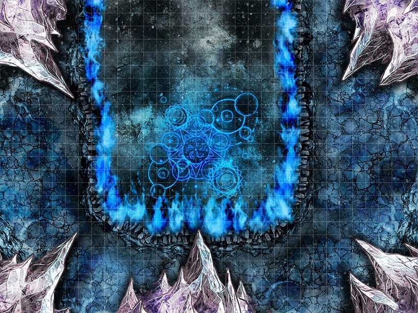 Fire and Ice Battle Map Dnd Battle Map D&D Battlemap - Etsy Singapore