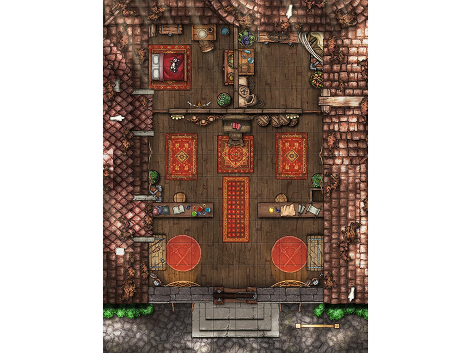 The Shop Battle Map, Dnd Battle Map, D&D, Battlemap, Dungeons and ...