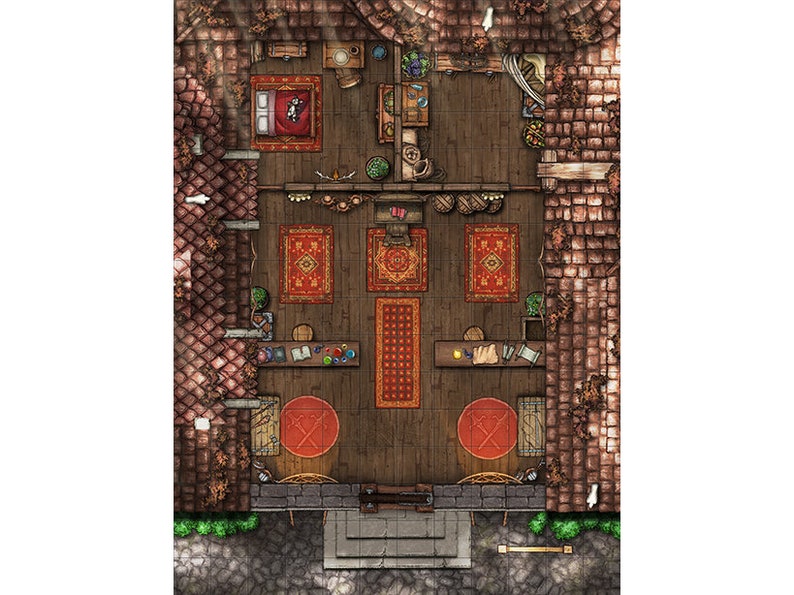 The Shop Battle Map Dnd Battle Map D&D Battlemap Dungeons - Etsy