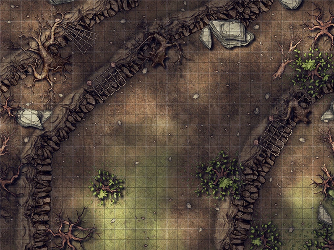 The Climb Battle Map, Dnd Battle Map, D&D, Battlemap, Dungeons and ...