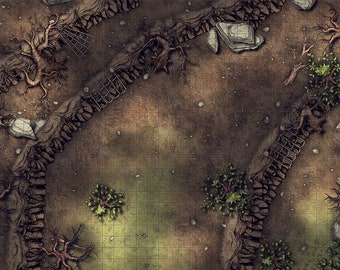 Forest Cottage Battle Map, Dnd Battle Map, D&D, Battlemap, Dungeons and ...