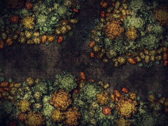 Forested Choices Battle Map Dnd Battle Map D&D Battlemap - Etsy