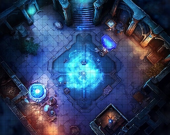 The Rift Battle Map Dnd Battle Map D&D Battlemap Dungeons - Etsy Israel