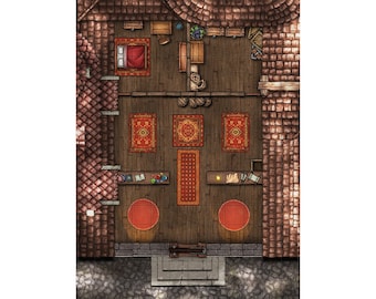 City Gates Battle Map, Dnd Battle Map, D&D, Battlemap, Dungeons and ...